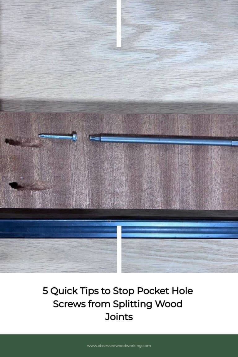 5 Quick Tips To Stop Pocket Hole Screws From Splitting Wood Joints