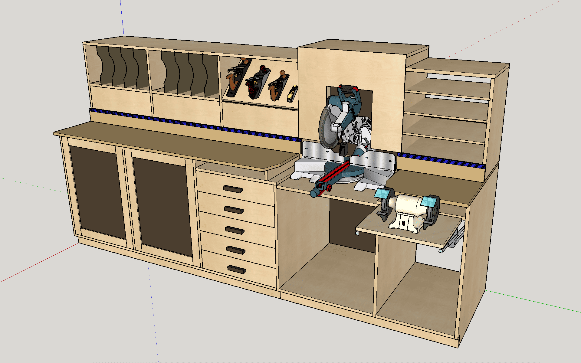 19 Awesome Miter Saw Stations!