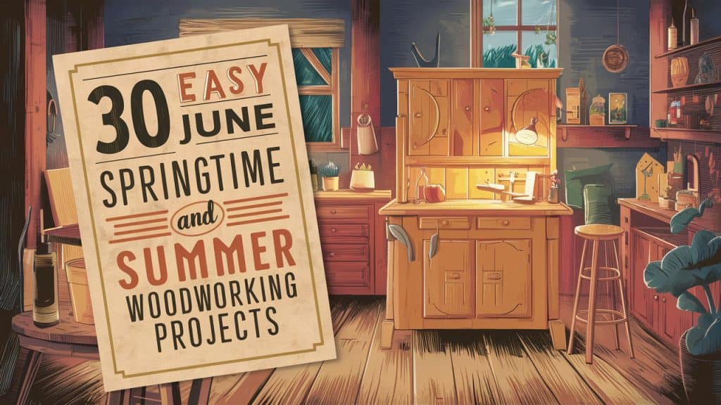30 Easy June Springtime And Summer Woodworking Projects