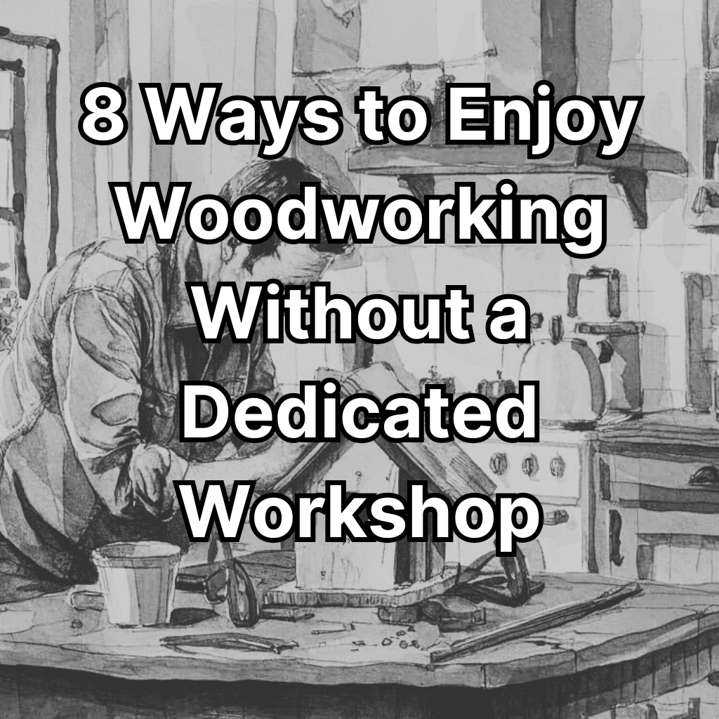 8 Ways To Enjoy Woodworking Without A Dedicated Workshop