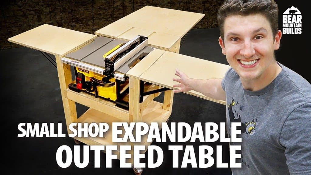 Building An Expandable Outfeed Table For Your Workshop