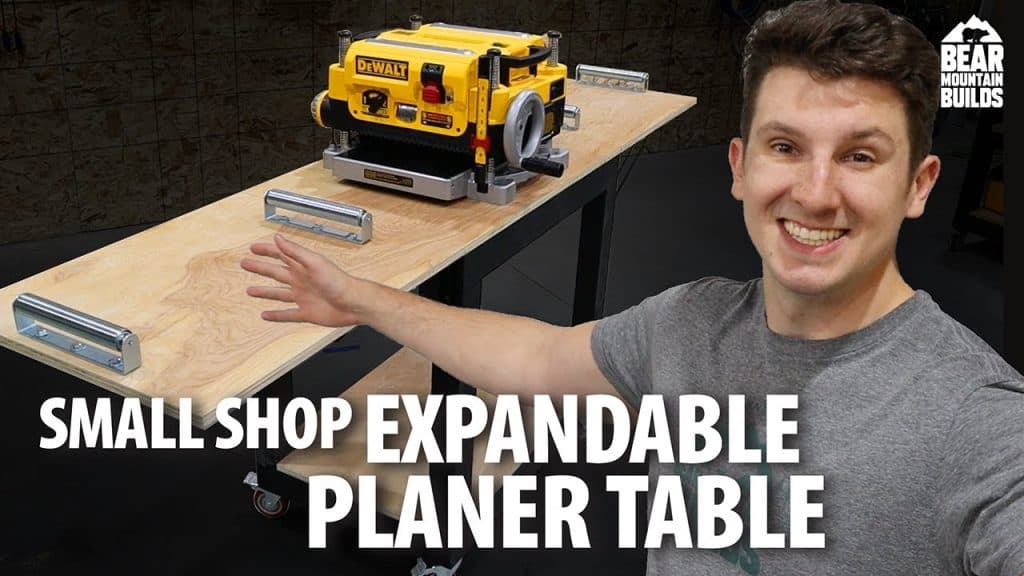 Building An Expanding Planer Table For Your Shop