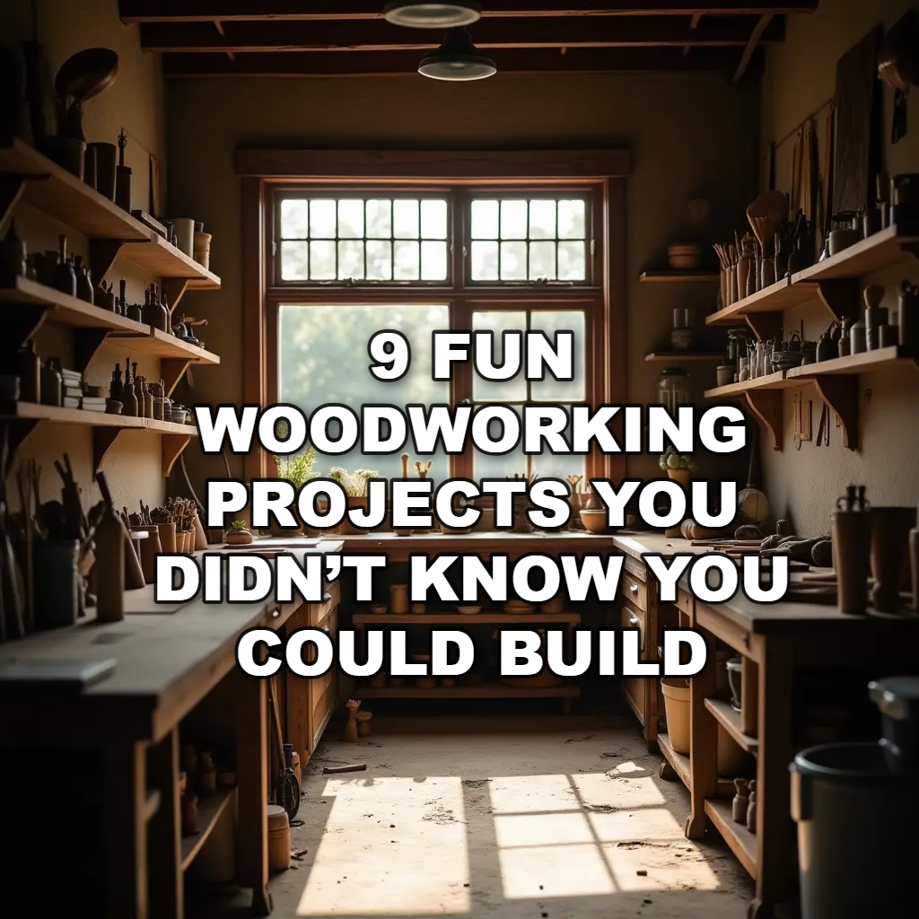 9 Fun Woodworking Projects You Didn't Know You Could Build