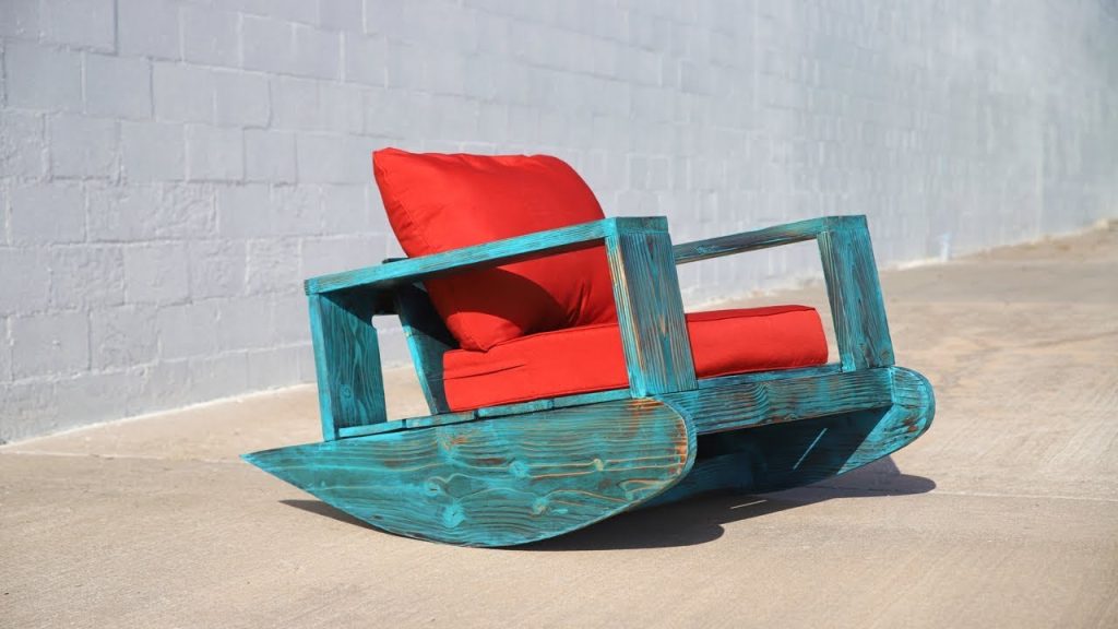 DIY Outdoor Rocking Chair For Relaxing Spaces