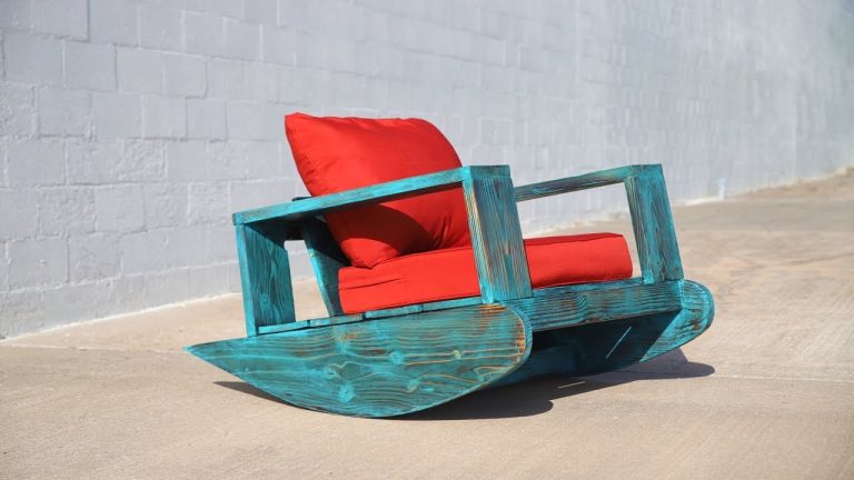 DIY Outdoor Rocking Chair For Relaxing Spaces
