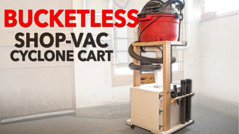 Shop Vac And Dust Deputy Cart Without A Bucket