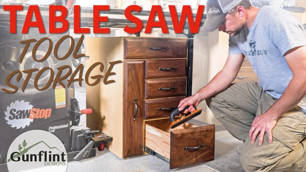 DIY Table Saw Storage Cabinet For Better Workshop Organization