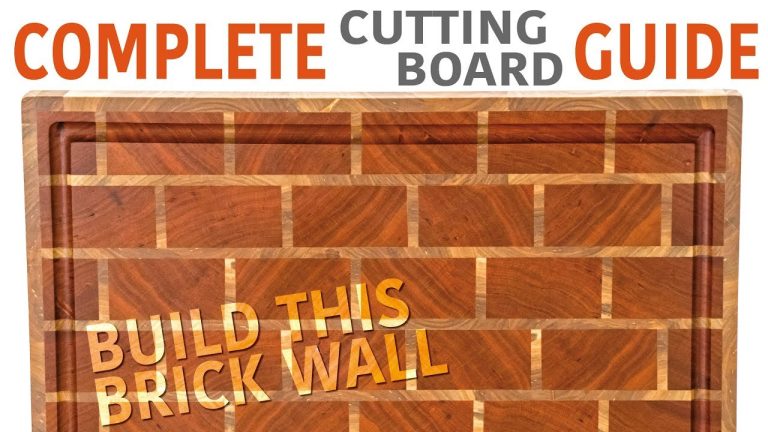 How To Make A Brick-Pattern End Grain Cutting Board