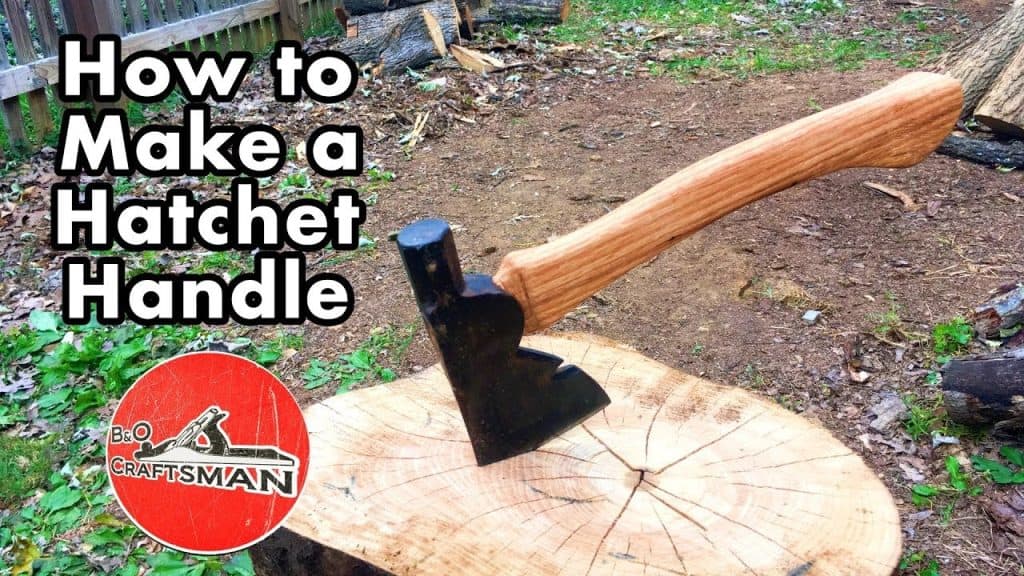 Custom Oak Handle For A Restored Hatchet
