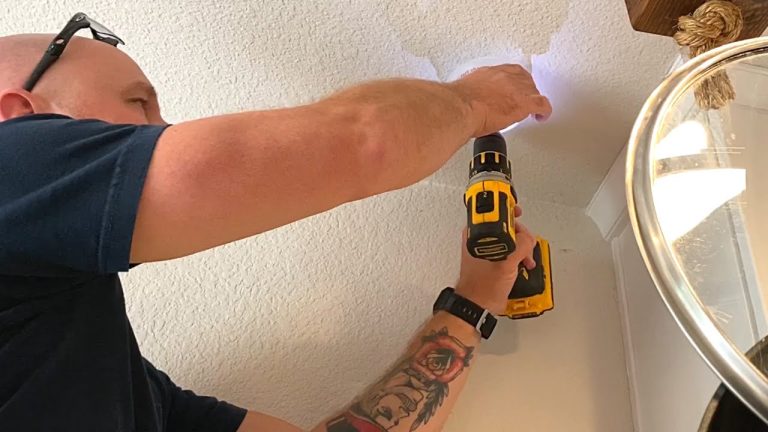How To Contain Falling Debris When Drilling Overhead
