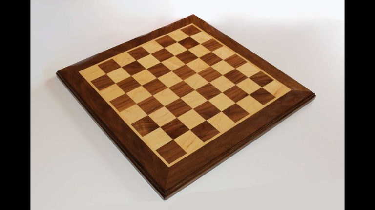 Making A Walnut And Maple Chess Board Tutorial