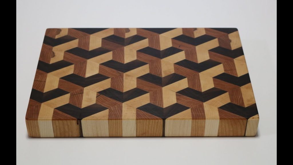 Making Awesome 3D End Grain Cutting Board Tutorial