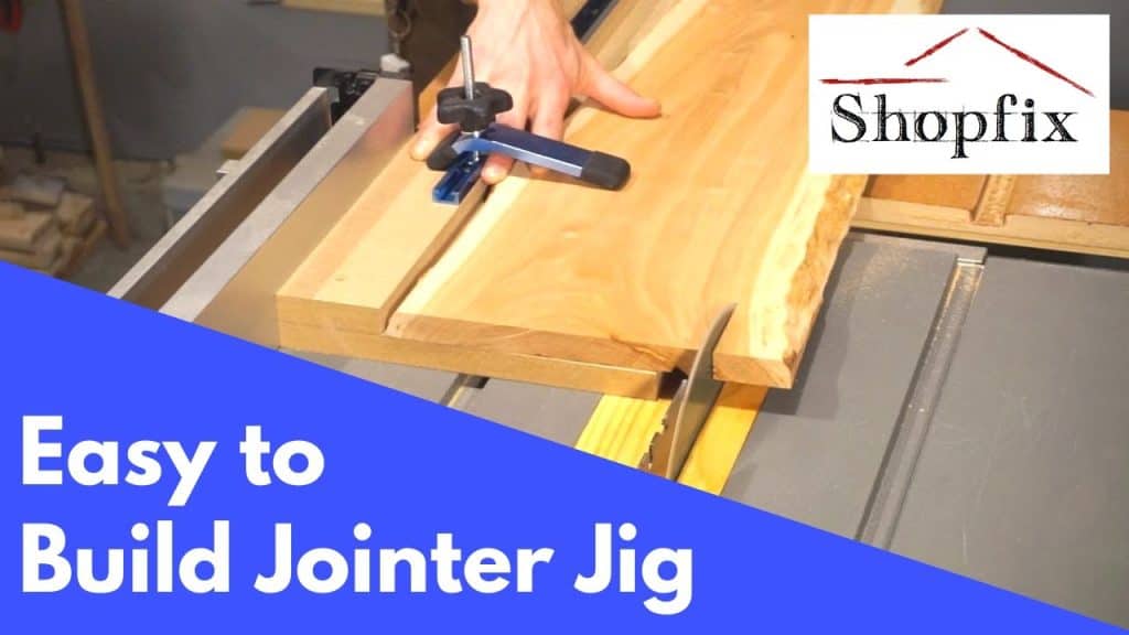 Table Saw Jointer Jig For Straight Edges Without A Jointer