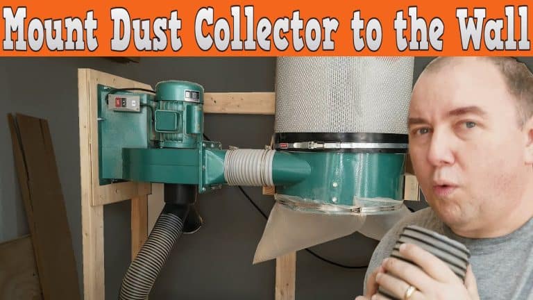 Wall-Mounted Dust Collector For A Cleaner, Space-Saving Shop