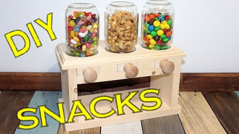 Triple Candy Dispenser Made From A Single Board
