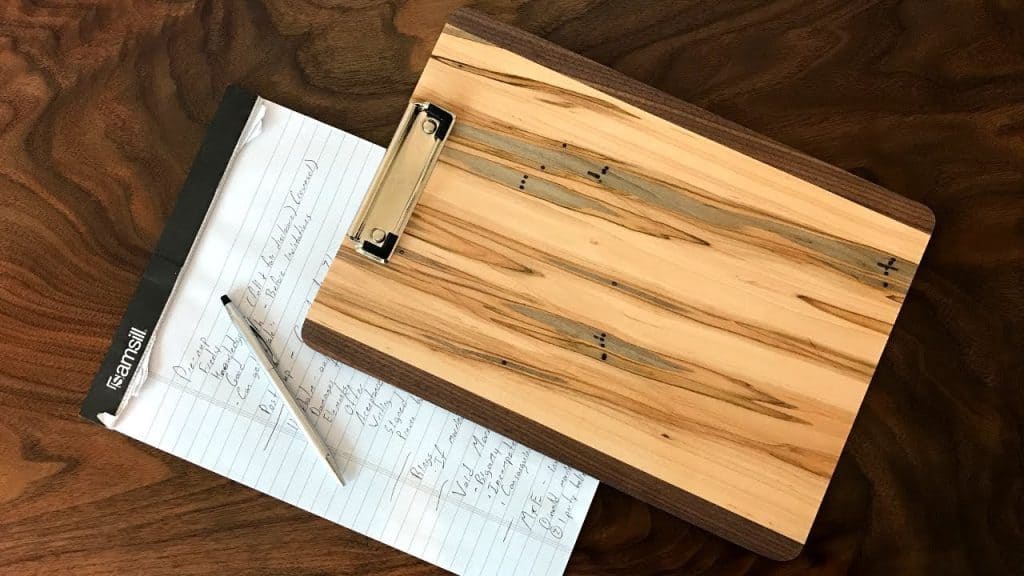 Custom Hardwood Clipboards For Everyday Use