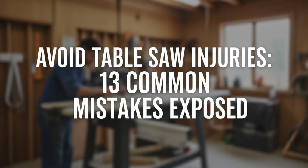 13 Dangerous Table Saw Habits To Break Now
