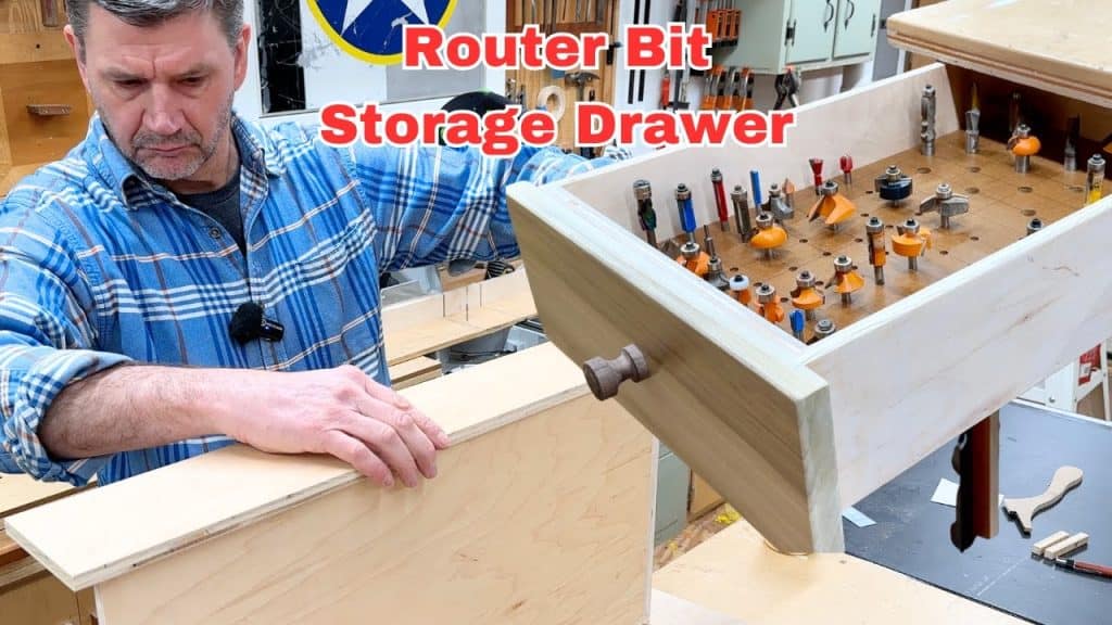 Router Bit Storage Drawer For Better Shop Organization