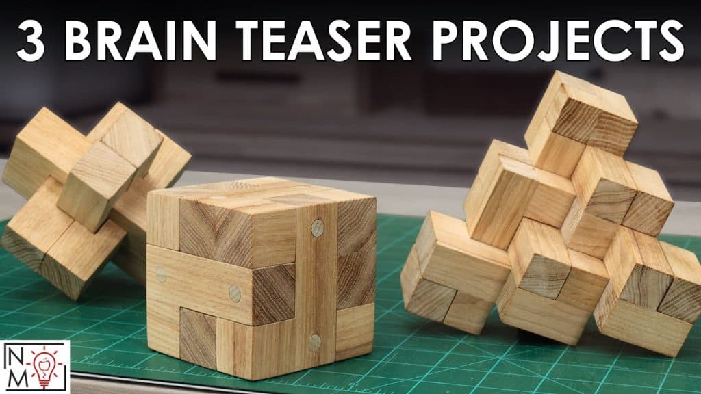 3 Wooden Brain Teaser Puzzles You Can Make In A Day