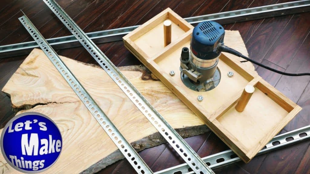 Router Sled With Shared Baseplate For Slabs And Joints