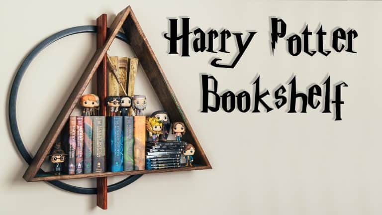 Custom Harry Potter Deathly Hallows Floating Shelf