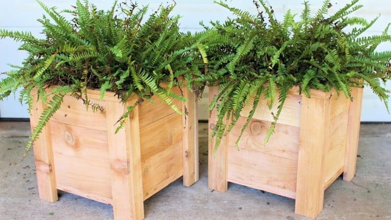 Cedar Garden Planter Box For Outdoor Spaces