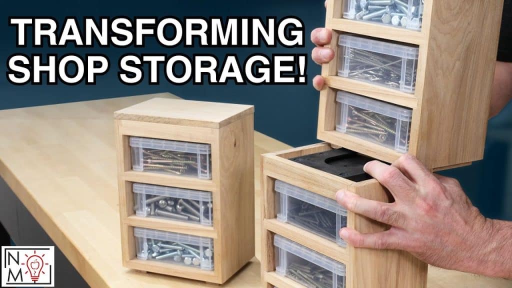 Modular Workshop Storage Cabinets For Hardware Organization