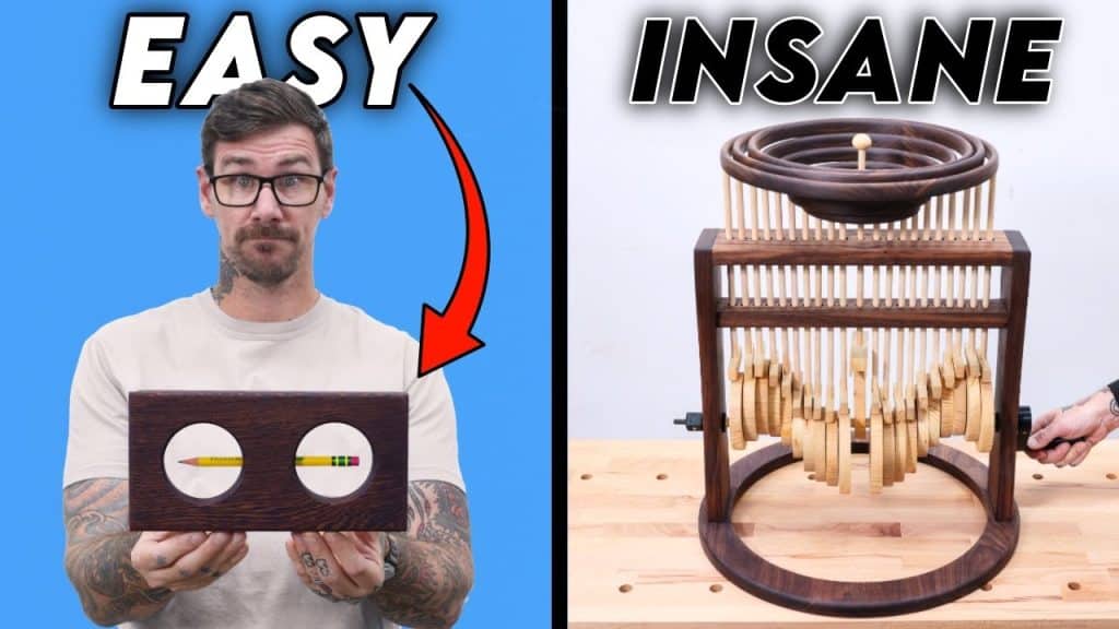 Five Optical Illusion Woodworking Projects That Will Bend Your Brain