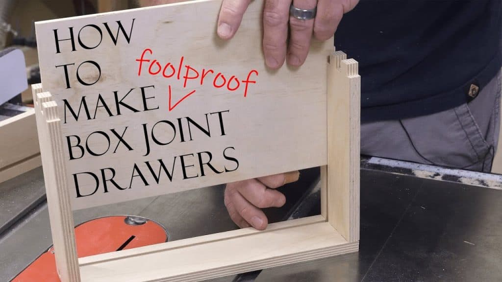 Repeatable Box-Joint Drawer Method