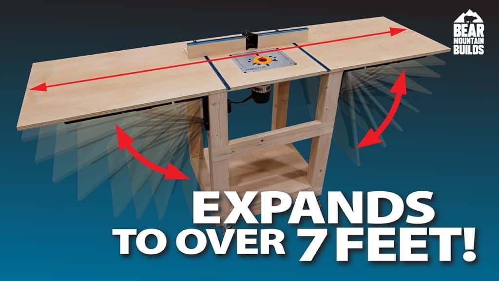 Expanding Router Table For Small Shops