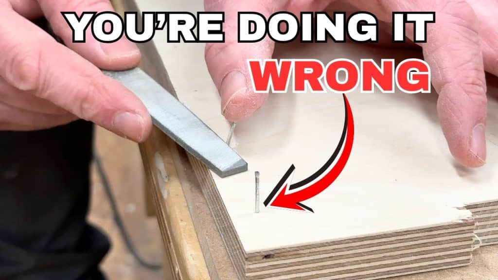 Pull Or Cut Stubborn Brad Nails