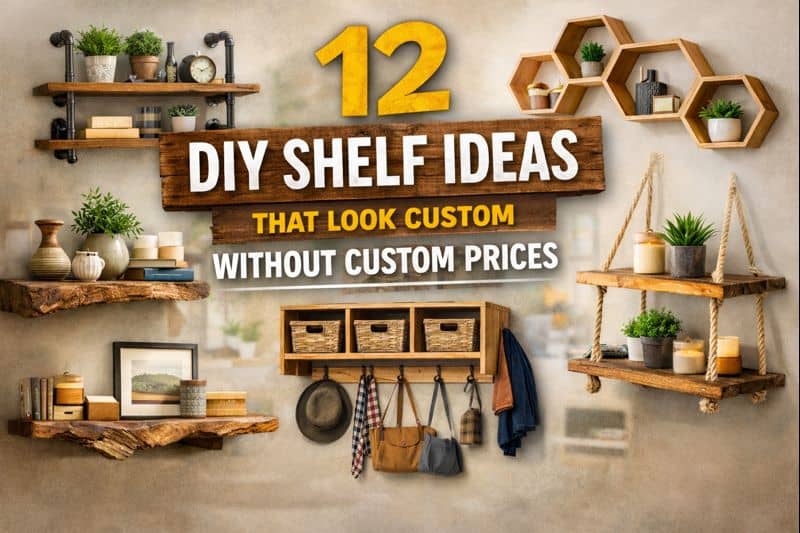 12 DIY Shelf Ideas That Look Custom Without Custom Prices